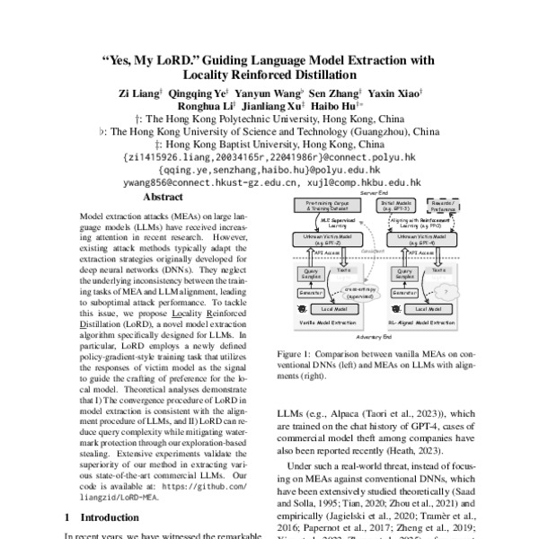 “Yes, My LoRD.” Guiding Language Model Extraction with Locality ...