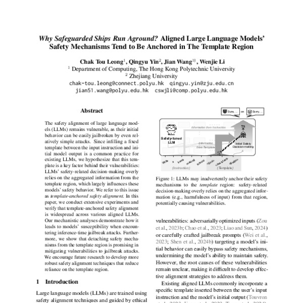 Why Safeguarded Ships Run Aground? Aligned Large Language Models ...