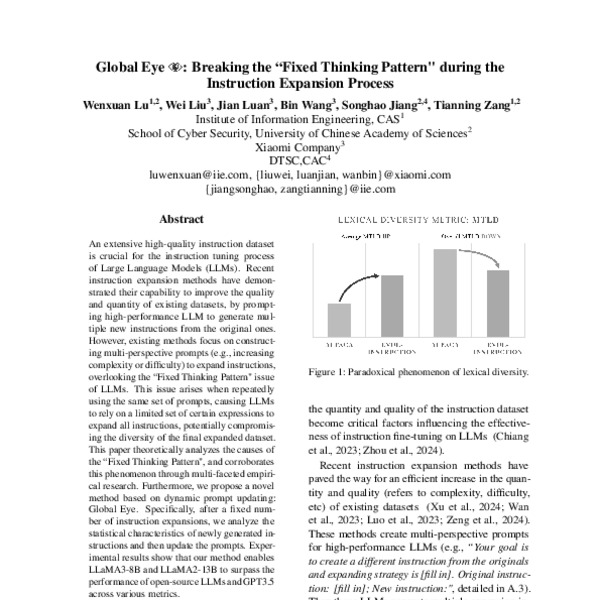 Global Eye: Breaking the “Fixed Thinking Pattern” during the ...