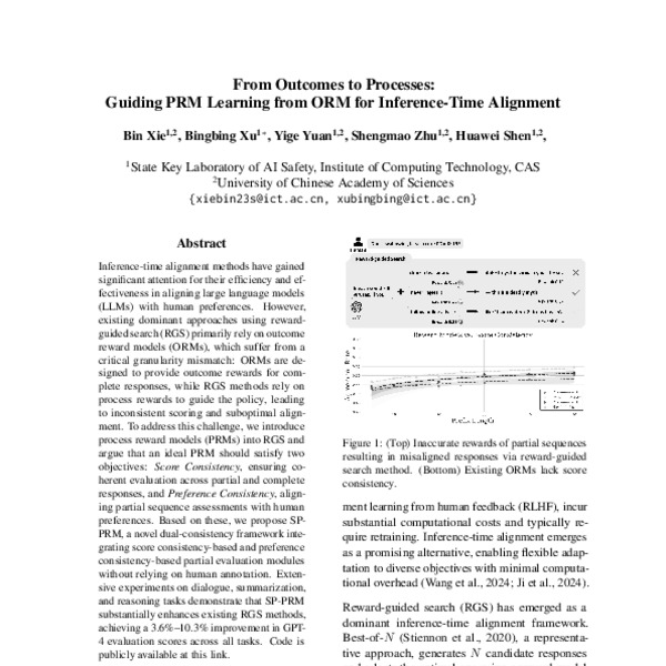 From Outcomes to Processes: Guiding PRM Learning from ORM for Inference ...