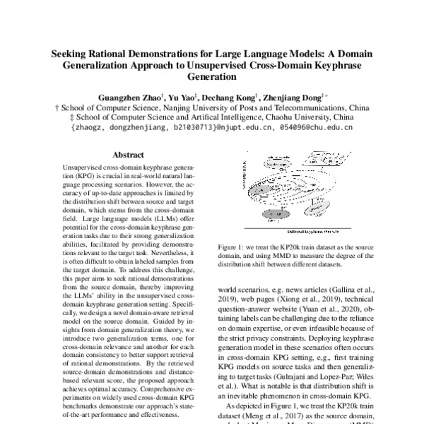 Seeking Rational Demonstrations for Large Language Models: A Domain Generalization Approach to ...