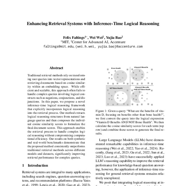 Enhancing Retrieval Systems With Inference Time Logical Reasoning Acl Anthology