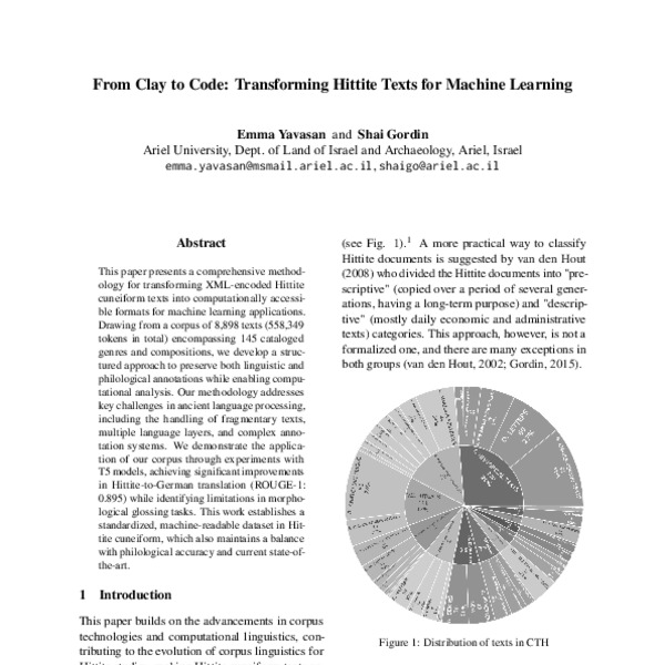From Clay to Code: Transforming Hittite Texts for Machine Learning ...