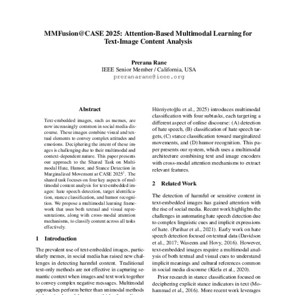 MMFusion@CASE 2025: Attention-Based Multimodal Learning for Text-Image ...