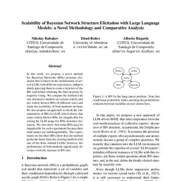 Scalability of Bayesian Network Structure Elicitation with Large Language Models: a Novel ...