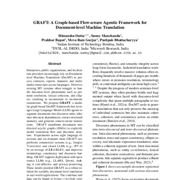 GRAFT: A Graph-based Flow-aware Agentic Framework for Document-level ...