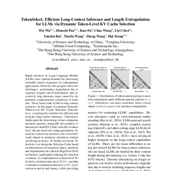 TokenSelect: Efficient Long-Context Inference and Length Extrapolation ...