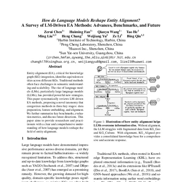 How do Language Models Reshape Entity Alignment? A Survey of LM-Driven ...