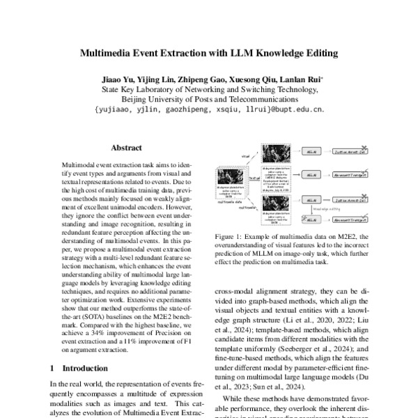 Multimedia Event Extraction with LLM Knowledge Editing - ACL Anthology