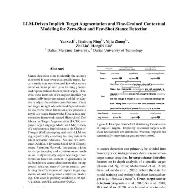 LLM-Driven Implicit Target Augmentation and Fine-Grained Contextual ...