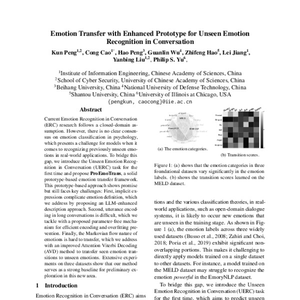 Emotion Transfer with Enhanced Prototype for Unseen Emotion Recognition ...