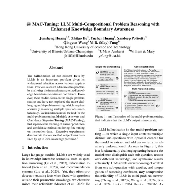MAC-Tuning: LLM Multi-Compositional Problem Reasoning with Enhanced ...