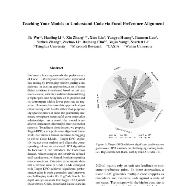 Teaching Your Models to Understand Code via Focal Preference Alignment ...