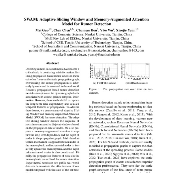 SWAM: Adaptive Sliding Window and Memory-Augmented Attention Model for ...