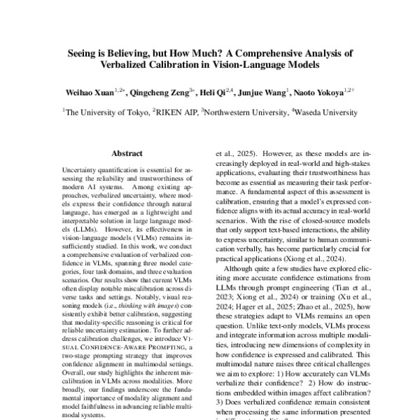 Seeing is Believing, but How Much? A Comprehensive Analysis of ...