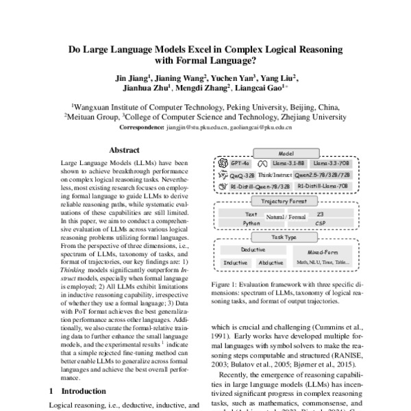 Do Large Language Models excel in Complex Logical Reasoning with Formal ...