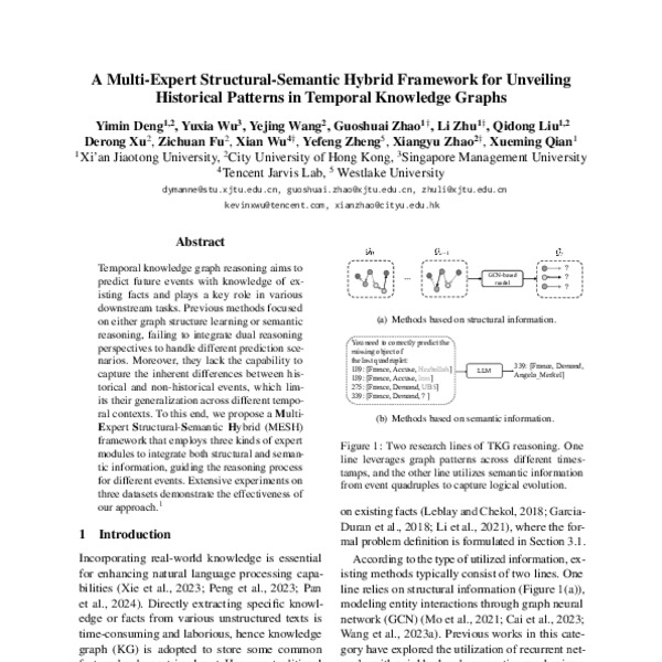 A Multi-Expert Structural-Semantic Hybrid Framework for Unveiling Historical Patterns in ...