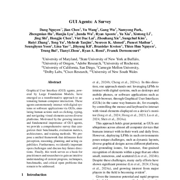 GUI Agents: A Survey - ACL Anthology