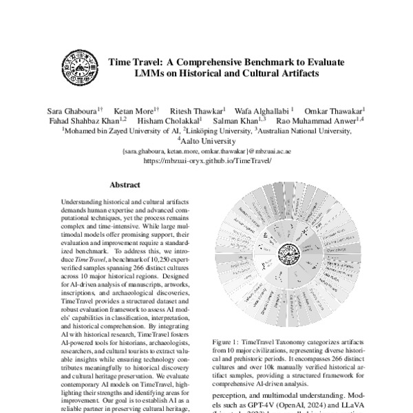 Time Travel: A Comprehensive Benchmark to Evaluate LMMs on Historical ...