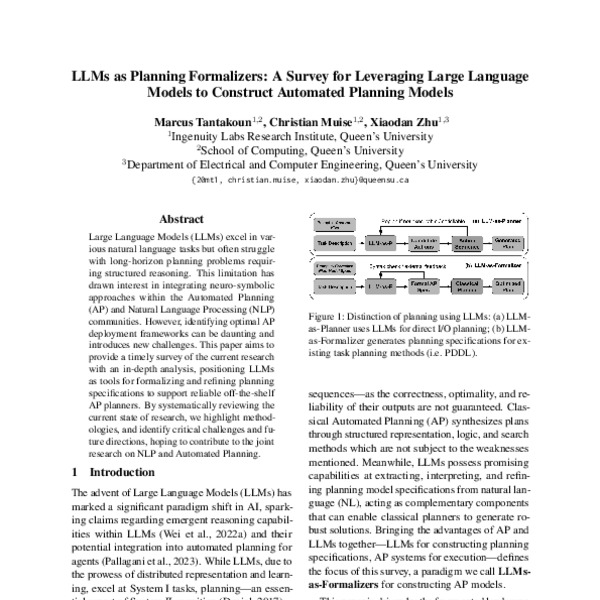 LLMs as Planning Formalizers: A Survey for Leveraging Large Language Models to Construct ...