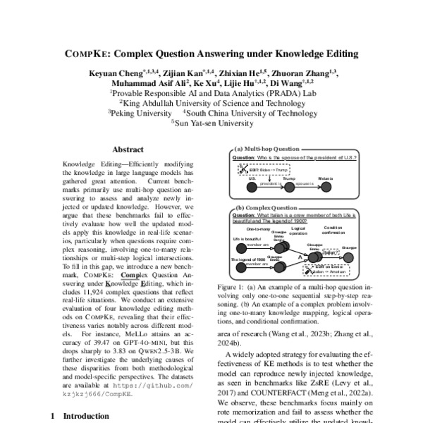 COMPKE: Complex Question Answering under Knowledge Editing - ACL Anthology