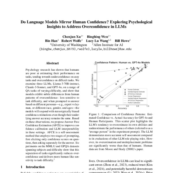 Do Language Models Mirror Human Confidence? Exploring Psychological ...