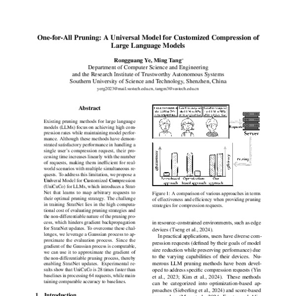 One-for-All Pruning: A Universal Model for Customized Compression of Large Language Models - ACL ...