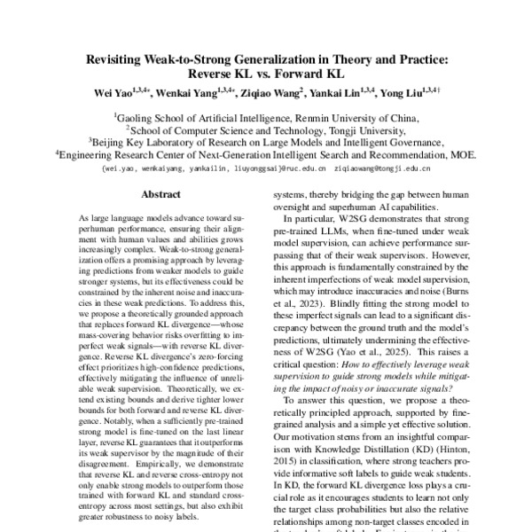 Revisiting Weak-to-Strong Generalization in Theory and Practice ...