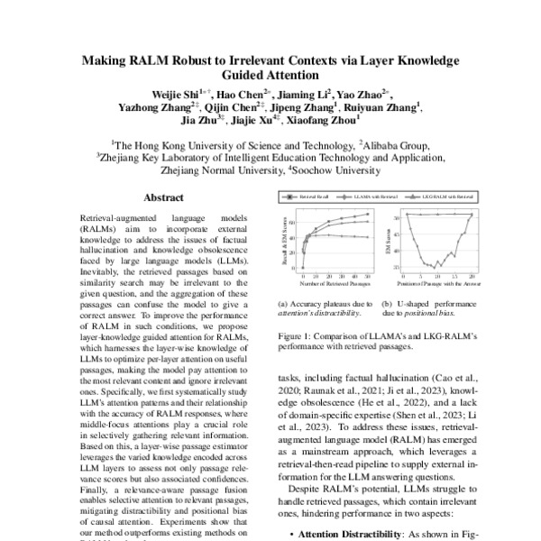 Making RALM Robust to Irrelevant Contexts via Layer Knowledge Guided ...