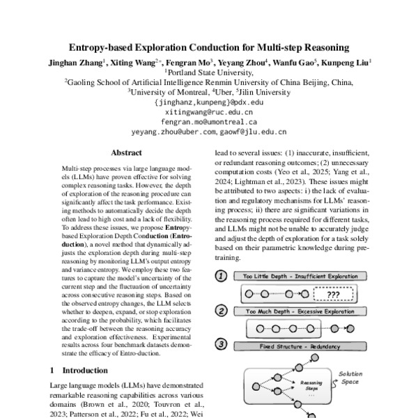 Entropy-based Exploration Conduction for Multi-step Reasoning - ACL Anthology
