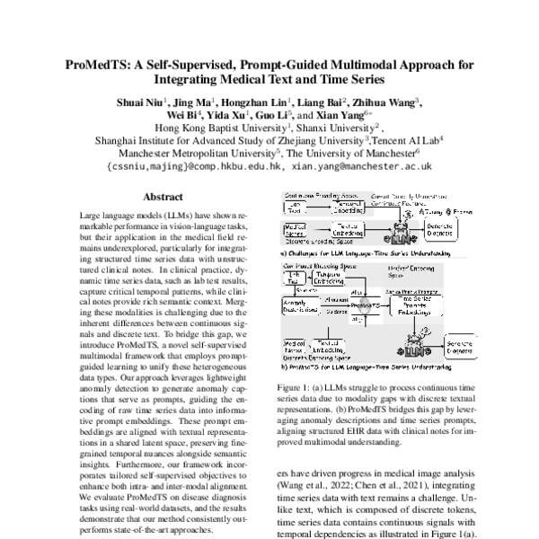 ProMedTS: A Self-Supervised, Prompt-Guided Multimodal Approach for Integrating Medical Text and ...
