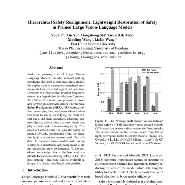 Hierarchical Safety Realignment: Lightweight Restoration of Safety in ...