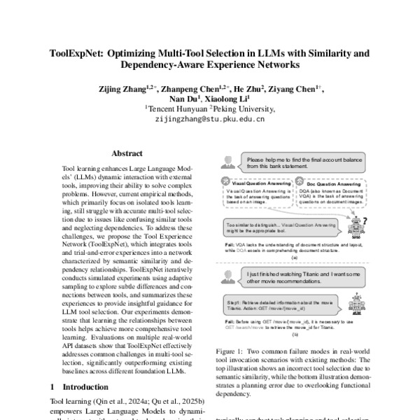 Toolexpnet Optimizing Multi Tool Selection In Llms With Similarity And Dependency Aware