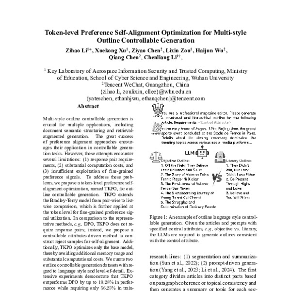 Token-level Preference Self-Alignment Optimization for Multi-style ...