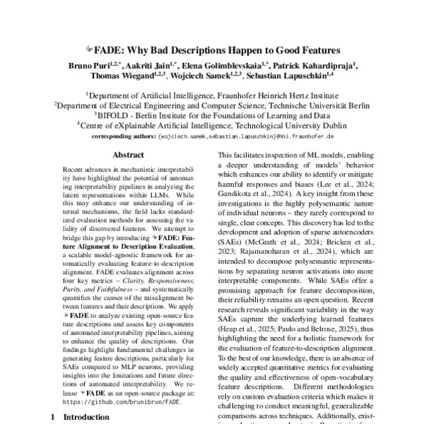 FADE: Why Bad Descriptions Happen to Good Features - ACL Anthology
