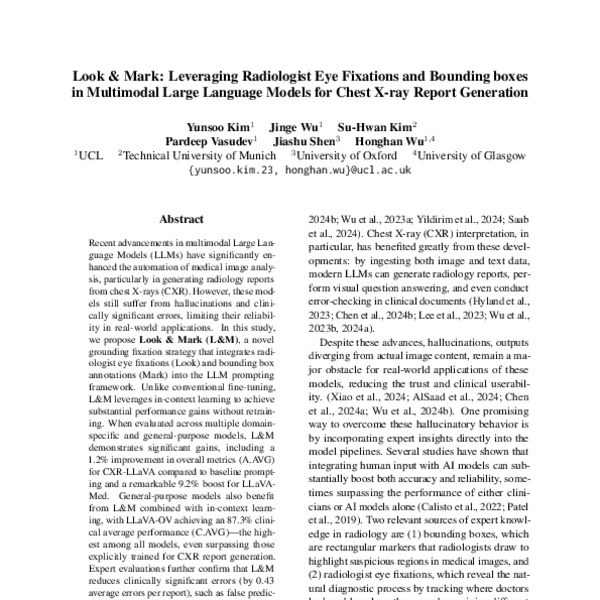 Look & Mark: Leveraging Radiologist Eye Fixations and Bounding boxes in Multimodal Large ...