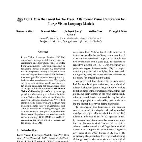 Don’t Miss the Forest for the Trees: Attentional Vision Calibration for ...