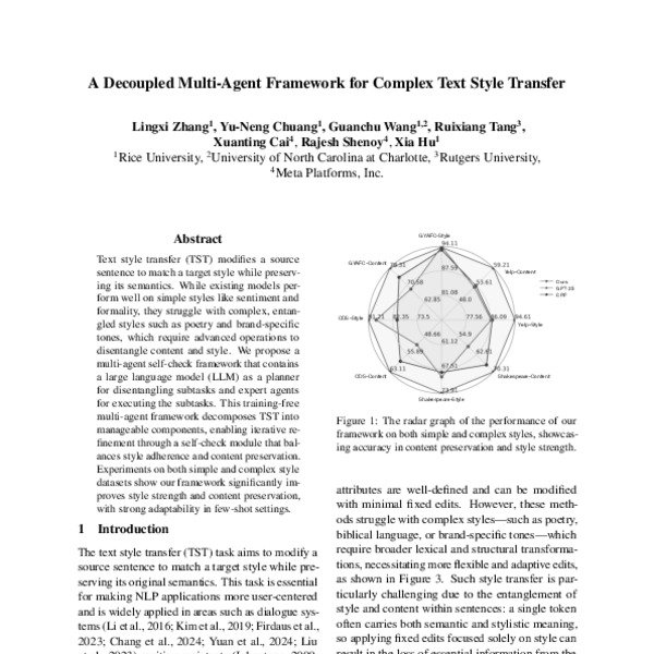 A Decoupled Multi-Agent Framework for Complex Text Style Transfer - ACL ...