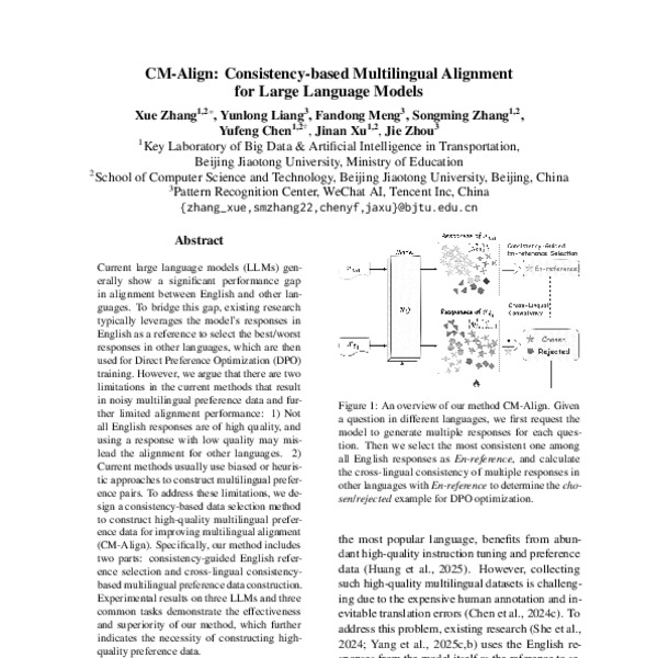 CM-Align: Consistency-based Multilingual Alignment for Large Language ...