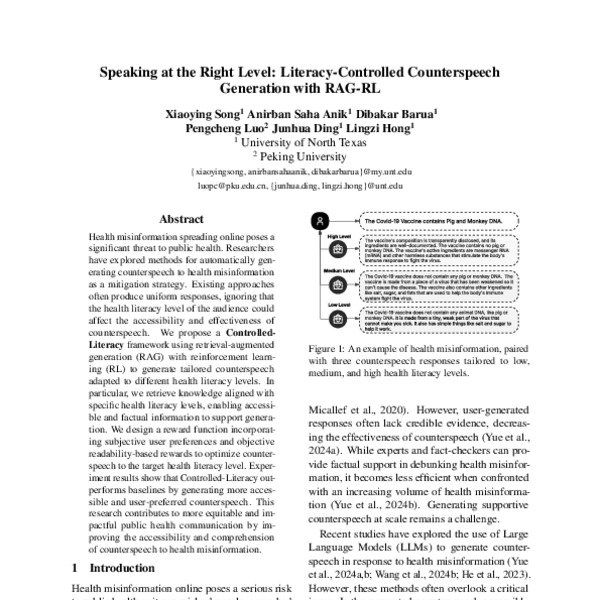 Speaking at the Right Level: Literacy-Controlled Counterspeech ...