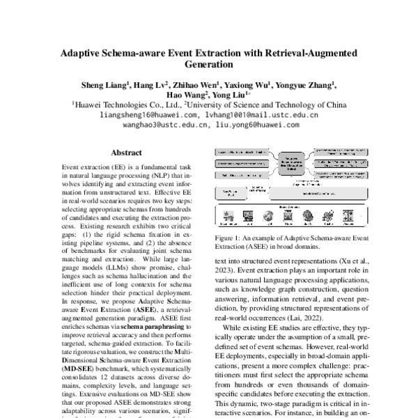 Adaptive Schema-aware Event Extraction with Retrieval-Augmented ...