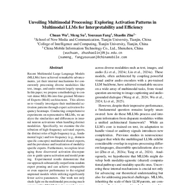 Unveiling Multimodal Processing: Exploring Activation Patterns in ...