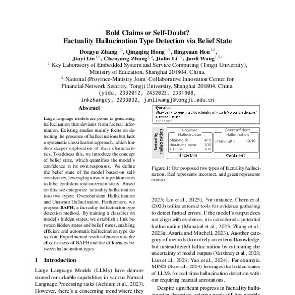 Bold Claims or Self-Doubt? Factuality Hallucination Type Detection via ...