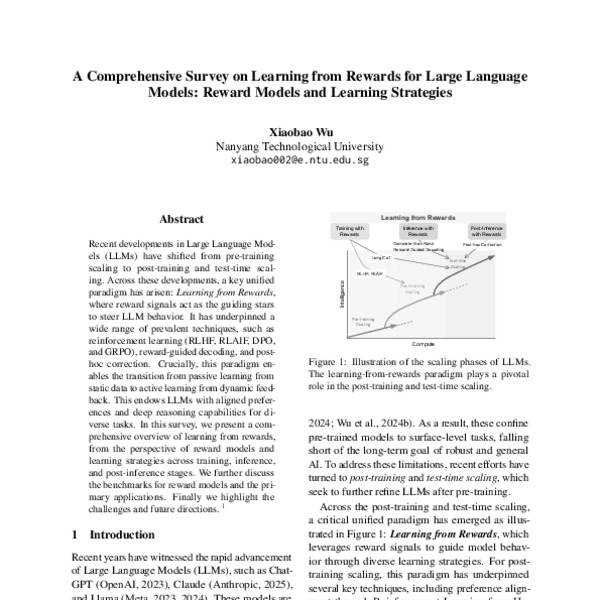 A Comprehensive Survey on Learning from Rewards for Large Language ...