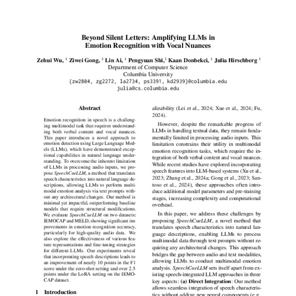 Beyond Silent Letters: Amplifying LLMs in Emotion Recognition with ...