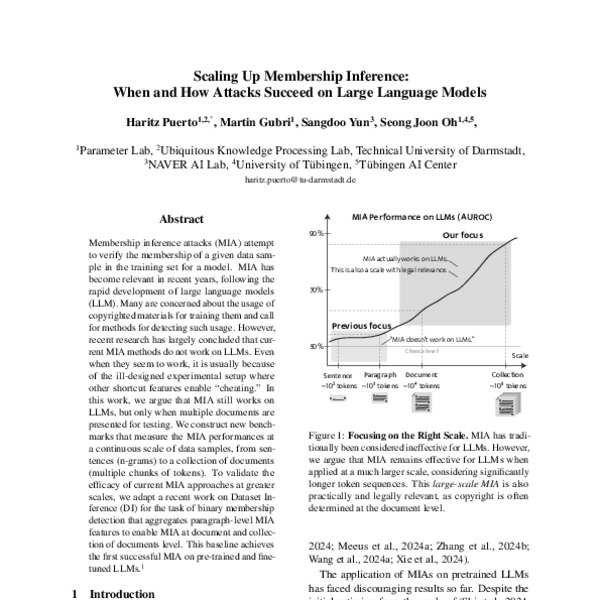 Scaling Up Membership Inference: When and How Attacks Succeed on Large Language Models - ACL ...