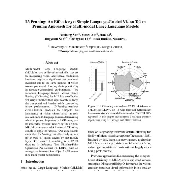LVPruning: An Effective yet Simple Language-Guided Vision Token Pruning Approach for Multi-modal ...