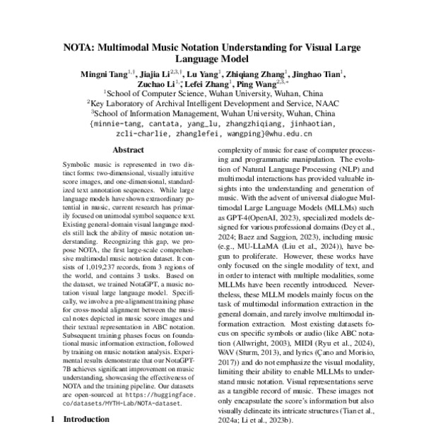 NOTA: Multimodal Music Notation Understanding for Visual Large Language ...