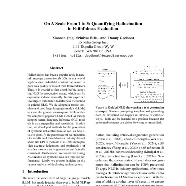 On A Scale From 1 to 5: Quantifying Hallucination in Faithfulness ...