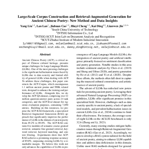 Large-Scale Corpus Construction and Retrieval-Augmented Generation for ...